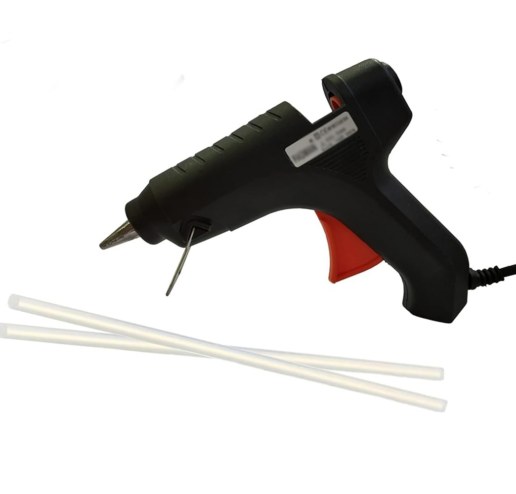 Hot Melt Glue Gun Kit for Quick Repairs with Free 02 Glue Sticks || 3851