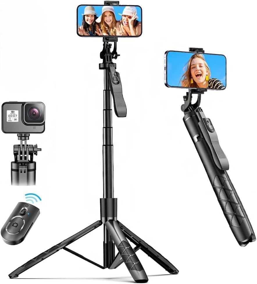 K-28 Long Video Stand Cum Selfie Stick Tripod with Remote - 360 ...