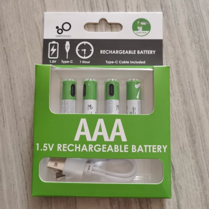 SmarToools RB40 AAA 1.5V 750 mWh Rechargeable Battery (4Pcs Set) || 6265