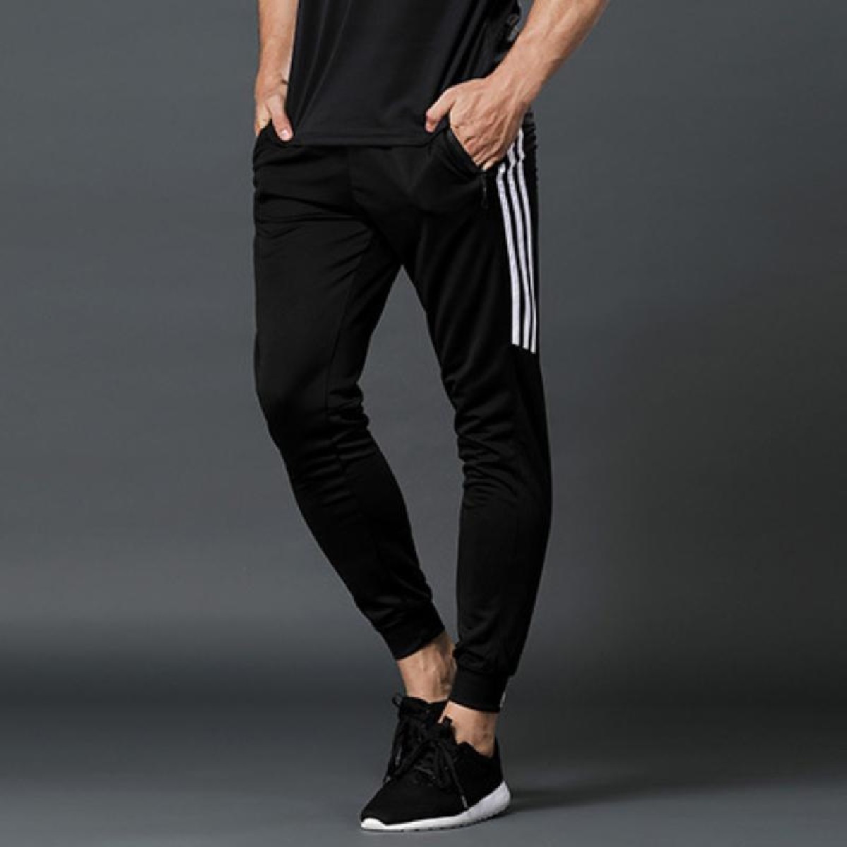 Men's Casual Sports Trouser- 3stripe || 6875