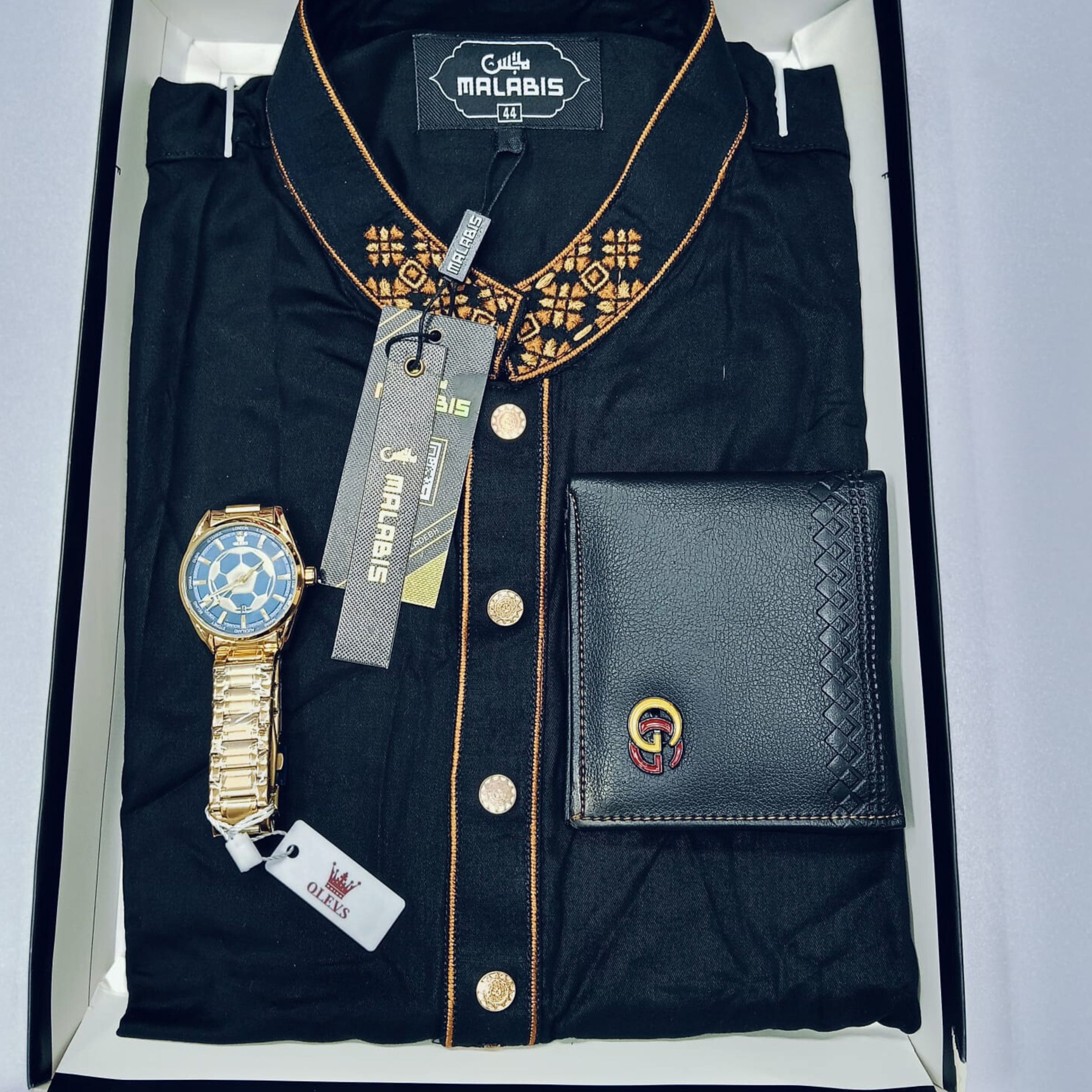 Cotton Punjabi + Premium Watch +Wallet Combo Pack || 7999