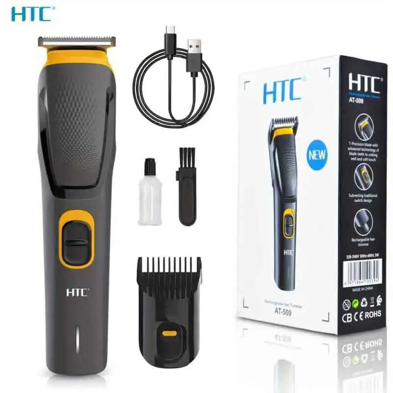 HTC AT-509 Rechargeable Men’s Beard Trimmer || 8506