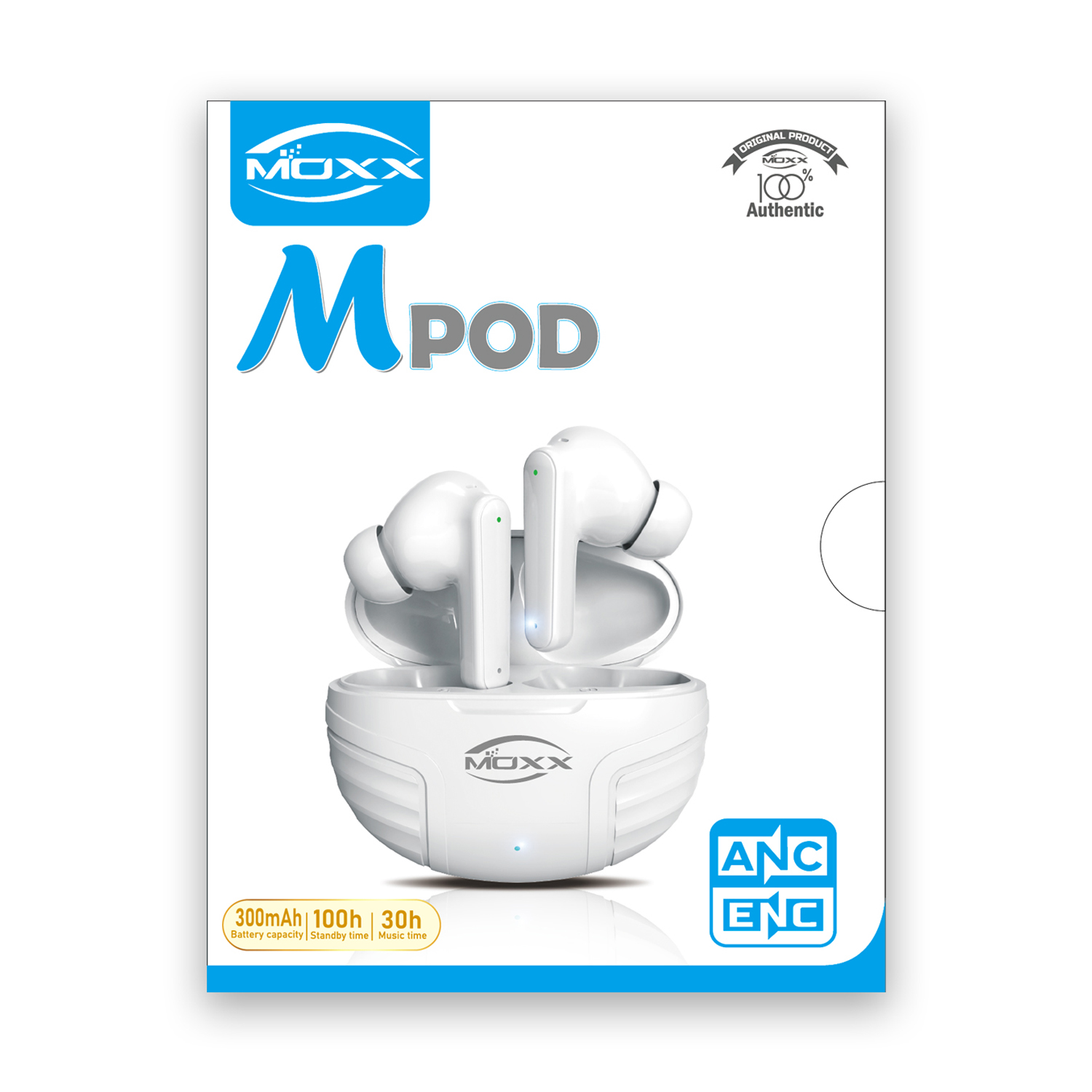 MOXX MPOD ANC & ENC TWS Wireless Earbuds | Environmental Noise ...