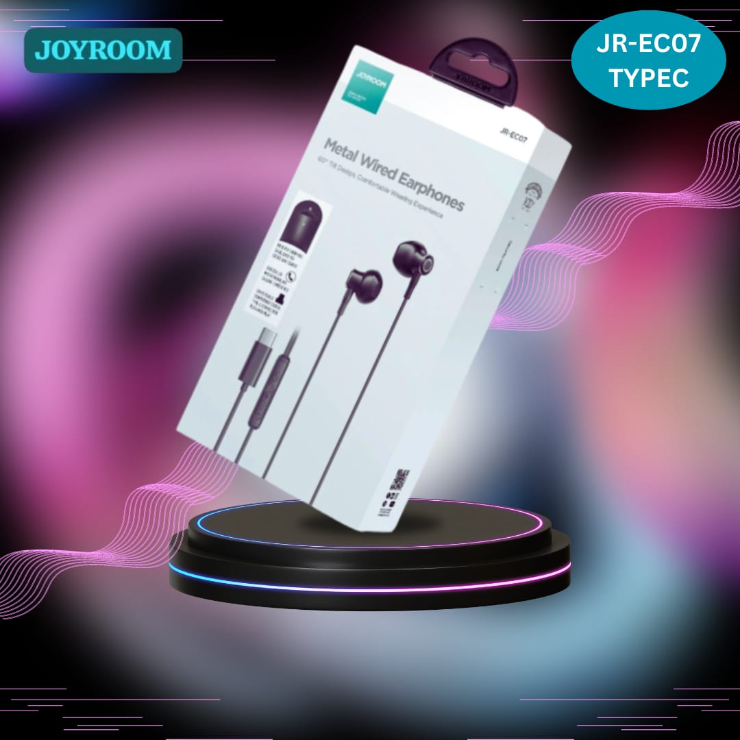 JR-EC07 TYPE-C Series Half In-Ear Wired Earphones || 9427