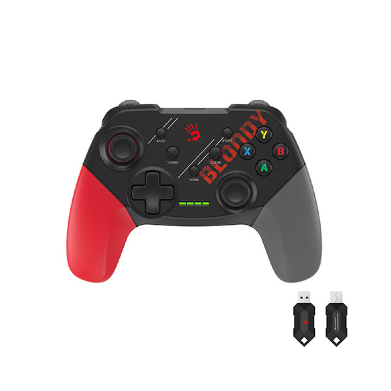 A4Tech Bloody GPW50 2.4G Wireless & USB Gaming Controller - Red || 10767