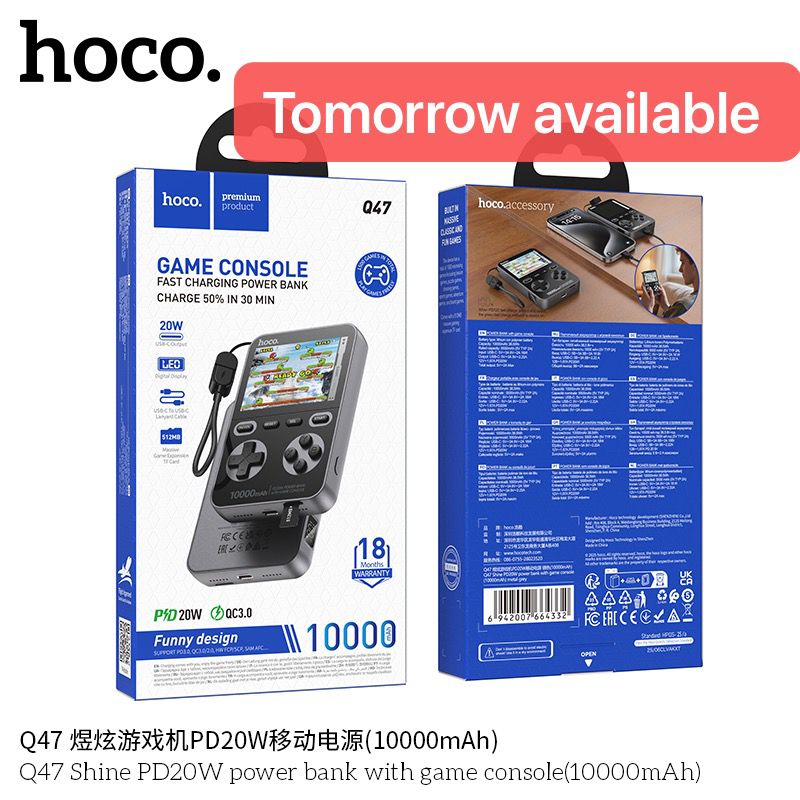 Hoco Q47 Power Bank + Game Console || 12230